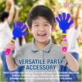 Playbees Colorful Hand Clappers - 12 Pack - 7" Noisemakers for Ultimate ...