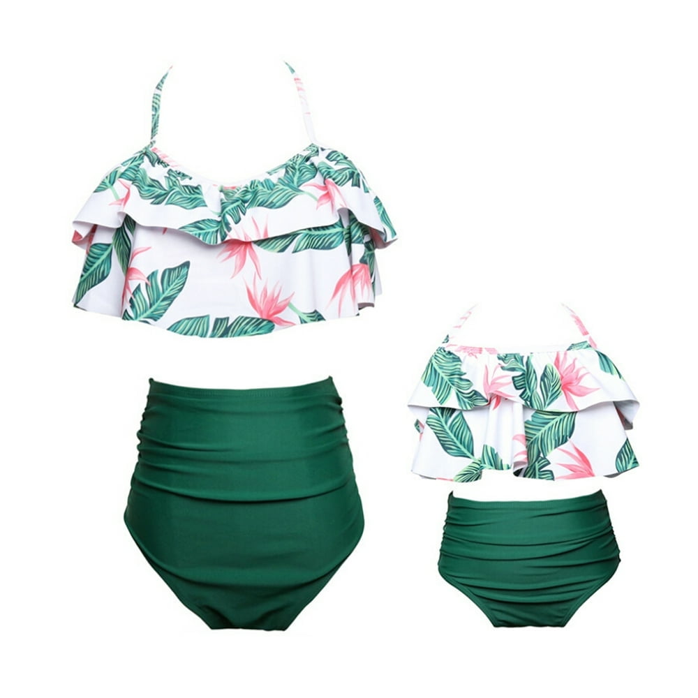 Click here for Generic 2pcs Mommy And Me Matching Family Swimsuit... prices