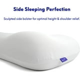 Cushion Lab Deep Sleep Pillow, Patented Ergonomic Contour Design for ...