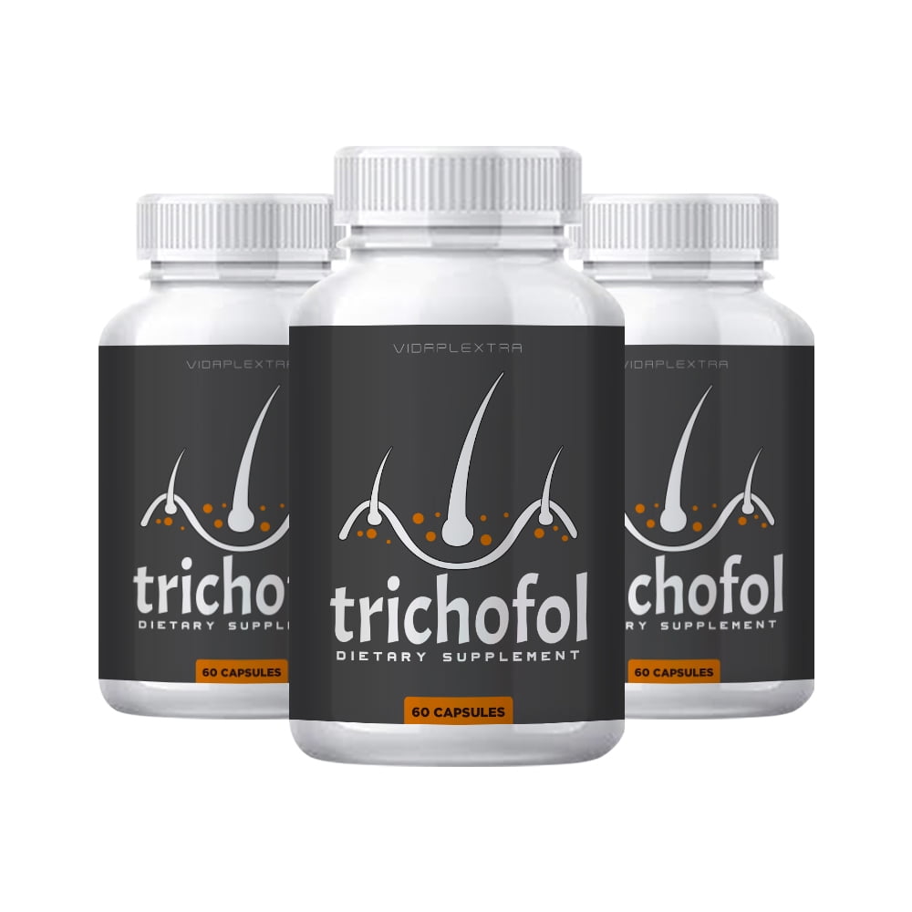 (3 Pack) Trichofol - Trichofol Capsules - Walmart.com