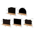 10Pcs Tabletop Chalkboard Sign with Stand Small Blackboard Sign Desktop ...