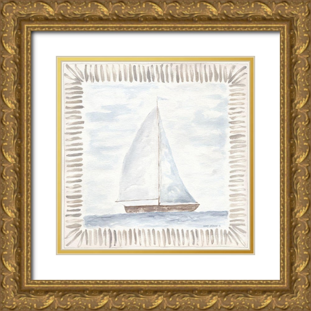 Shamp, Cindy 20x20 Gold Ornate Wood Framed with Double Matting Museum ...