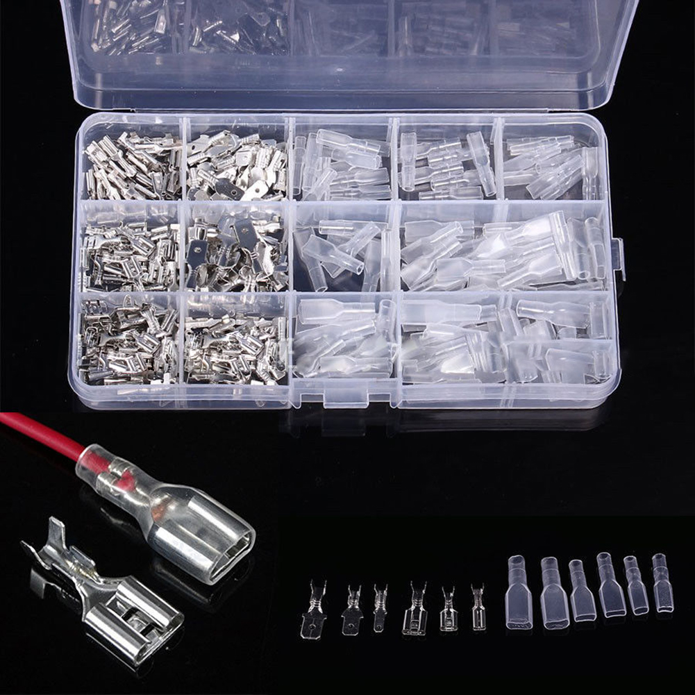 270-Piece Wire Connector Kit with Male and Female Terminals, Insulated ...