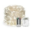 Outdoor LED String Lights, 33ft Waterproof, Battery Operated ...