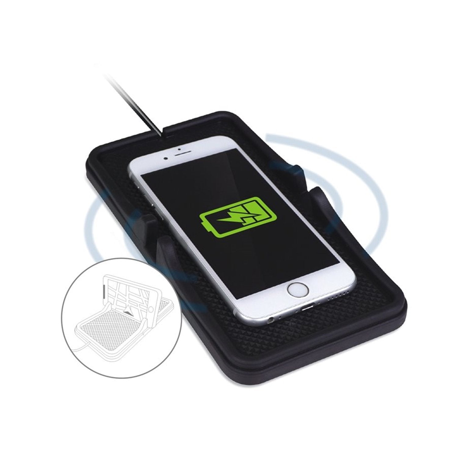 Elink - Wireless Charger and Universal Phone Holder, Black - Walmart.com