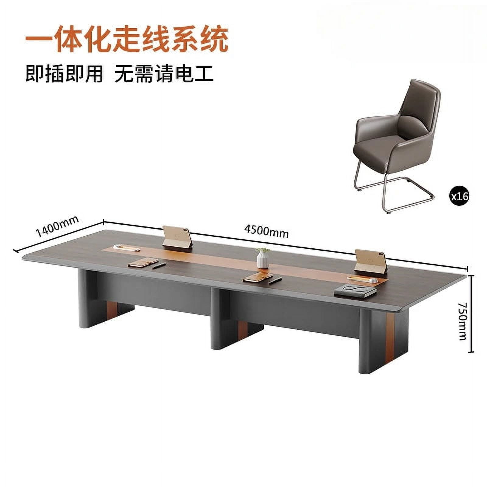About modern large-scale employee training table, long strip table ...