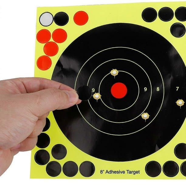 20pcs Target Stickers for Gun/Rifle/Pistol Binders - 20cm Diameter ...