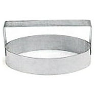 Cutter, Oval/Cannoli, Heavy Duty Stainless Steel 4" x 6" - Walmart.com