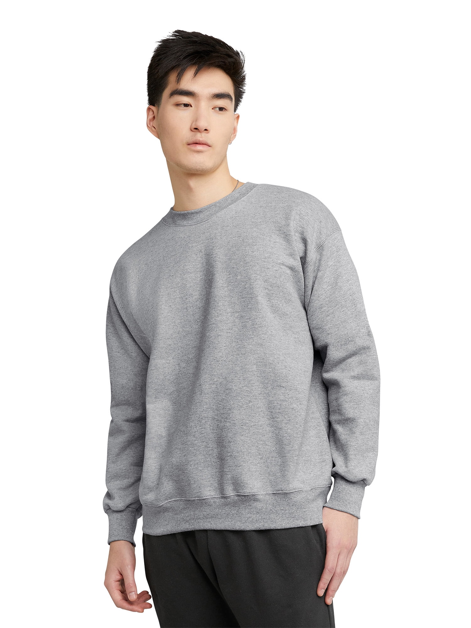 Hanes Men's and Big Men's Ultimate Cotton Heavyweight Sweatshirt, Sizes ...