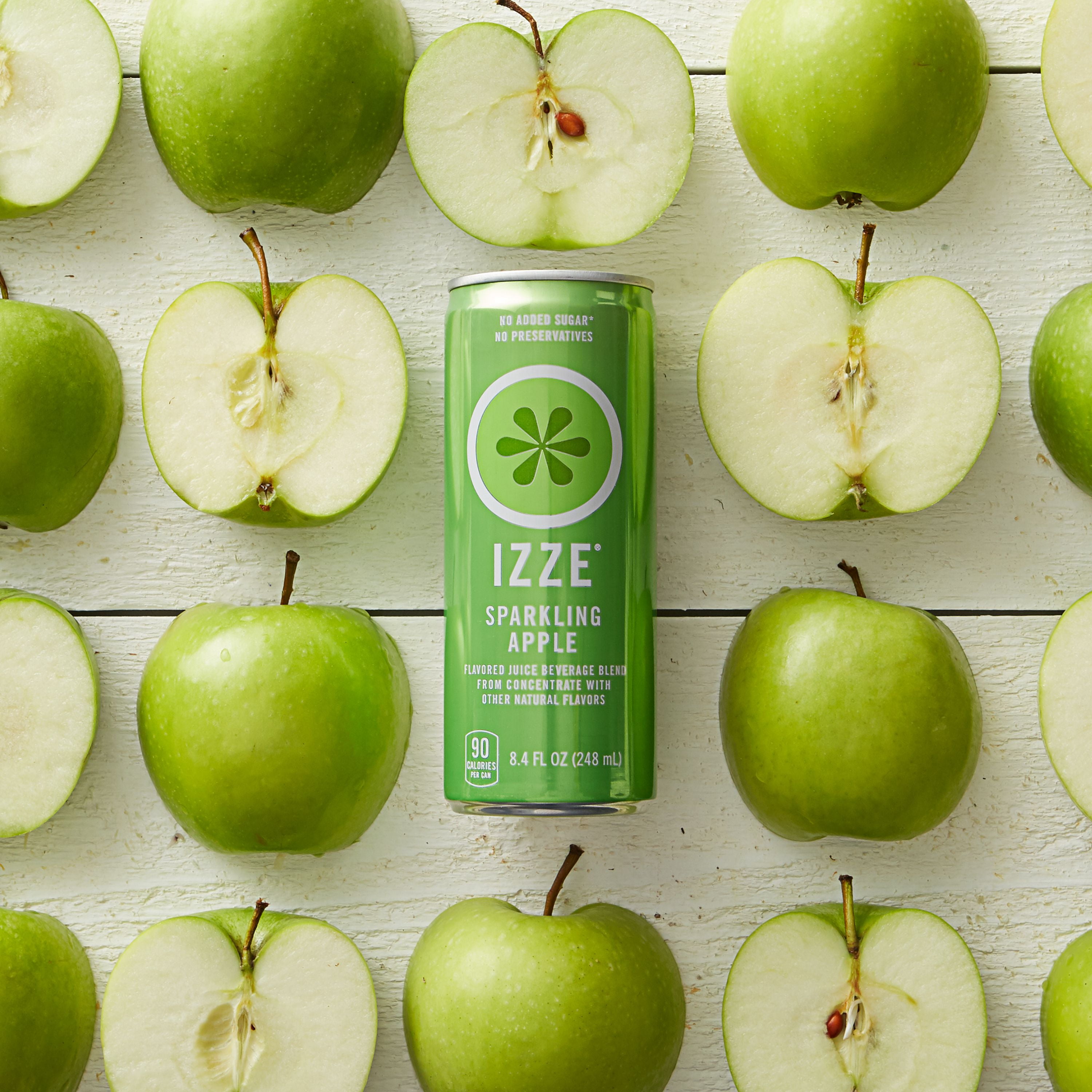 IZZE Sparkling Juice, Apple, 8.4 fl oz Cans, 24 Count – Beauty ...