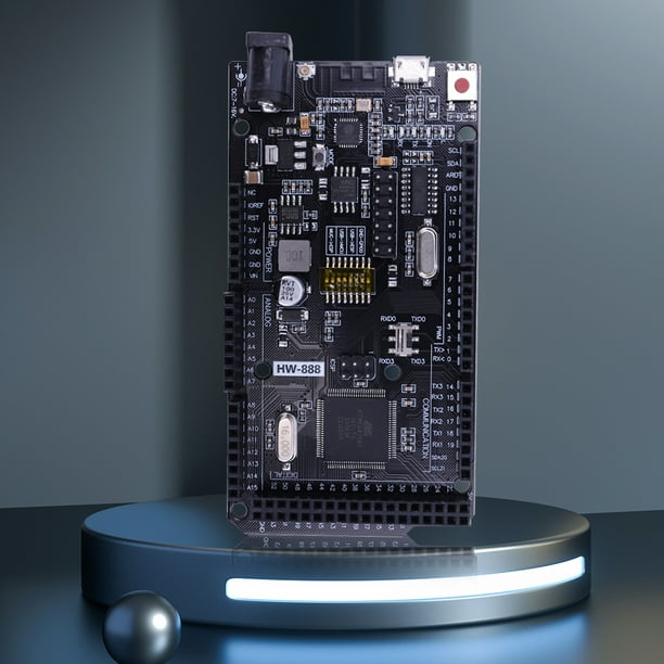 R3 ATmega2560 ESP8266 USB-TTL CH340 7-15V 32M Memoria para Arduino Mega ...