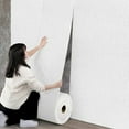 3D Linen Foam Stickers Self-adhesive PVC Solid Color Thickened ...