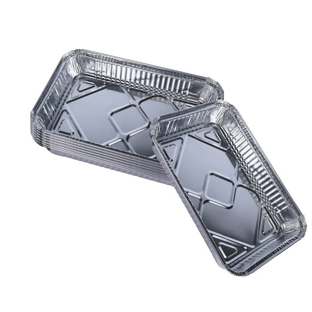 RFE315 Caja de aluminio Parrilla rectangular Caja de aluminio para pescado a la parrilla Bandeja ...