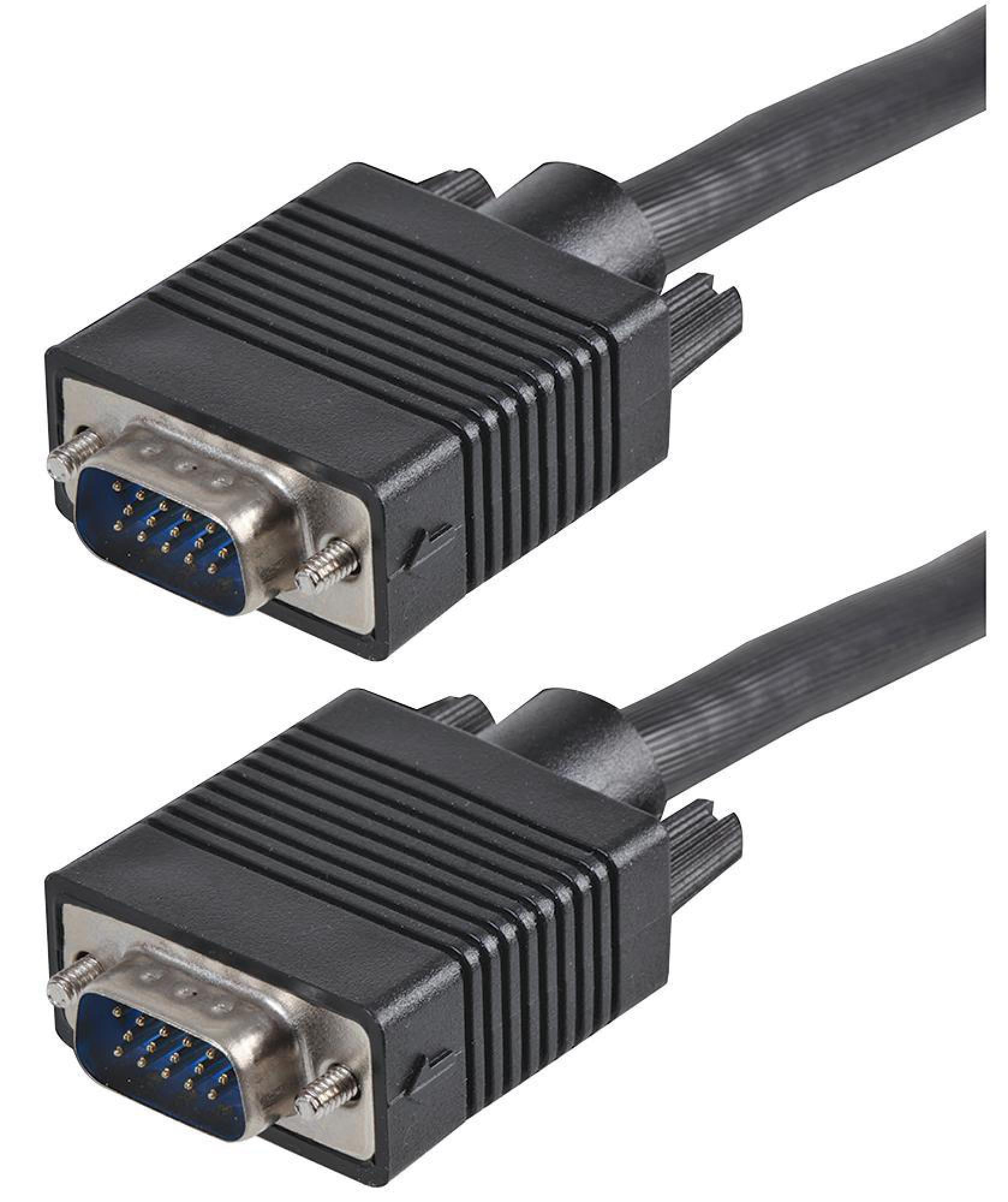 PRO SIGNAL - SVGA Lead 5M Male to Male - Black - Walmart.com