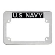 Navy Aviation Ordnanceman AO Chrome License Plate Frame - Walmart.com