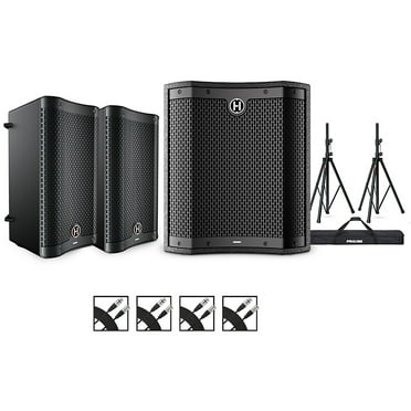 Harbinger VARI V3415 Professional 15" Powered Speakers Pair System with ...