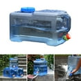 Camping Water Carrier Clear Water Container Large-caliber Outdoor Water ...