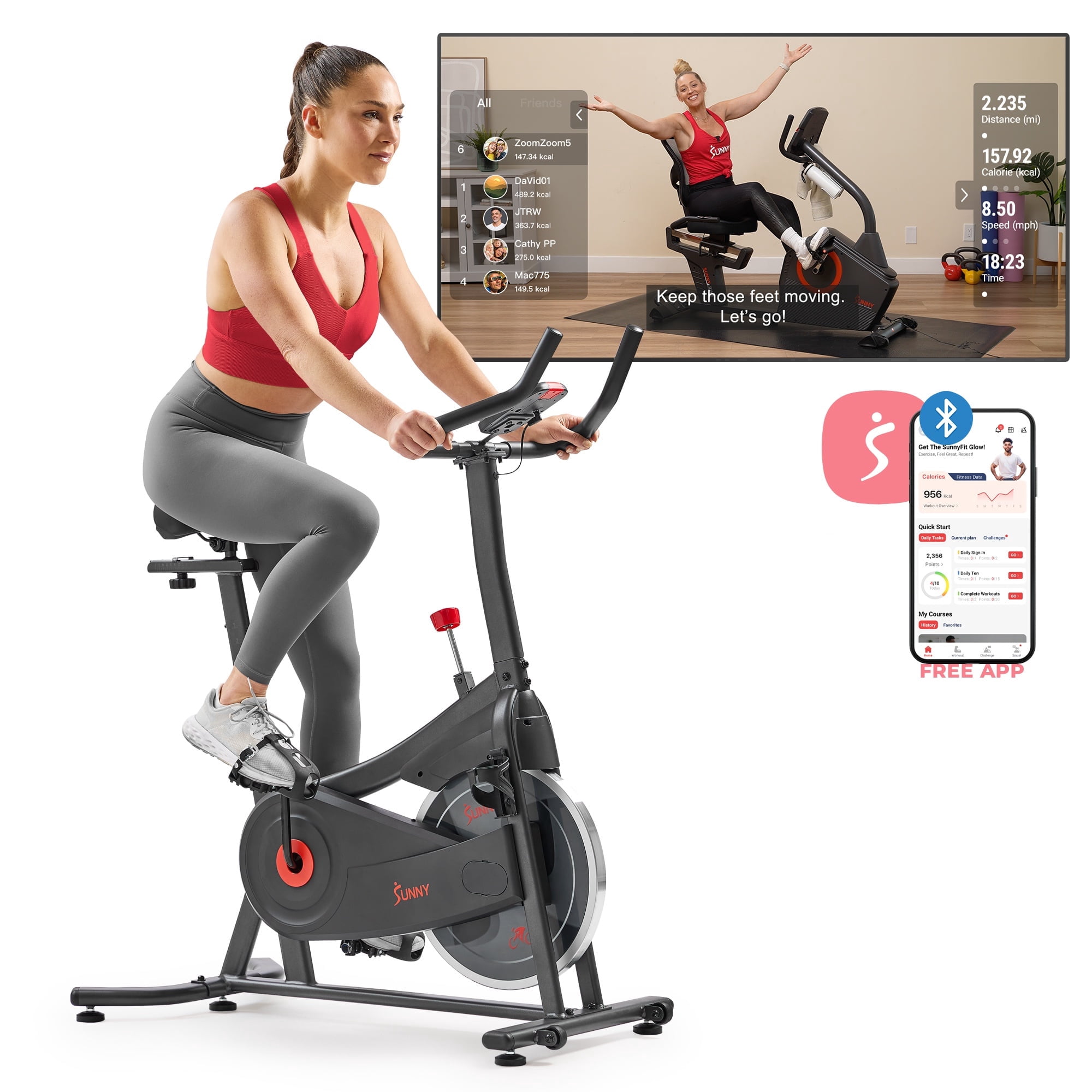 Click here for Sunny Health & Fitness Active 100 Smart Magnetic C... prices