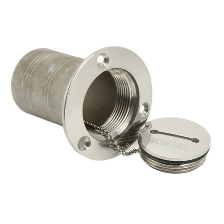 Boat Deck Filler, 2inch Marine Deck Filler Port, Gas Diesel Waste Water ...