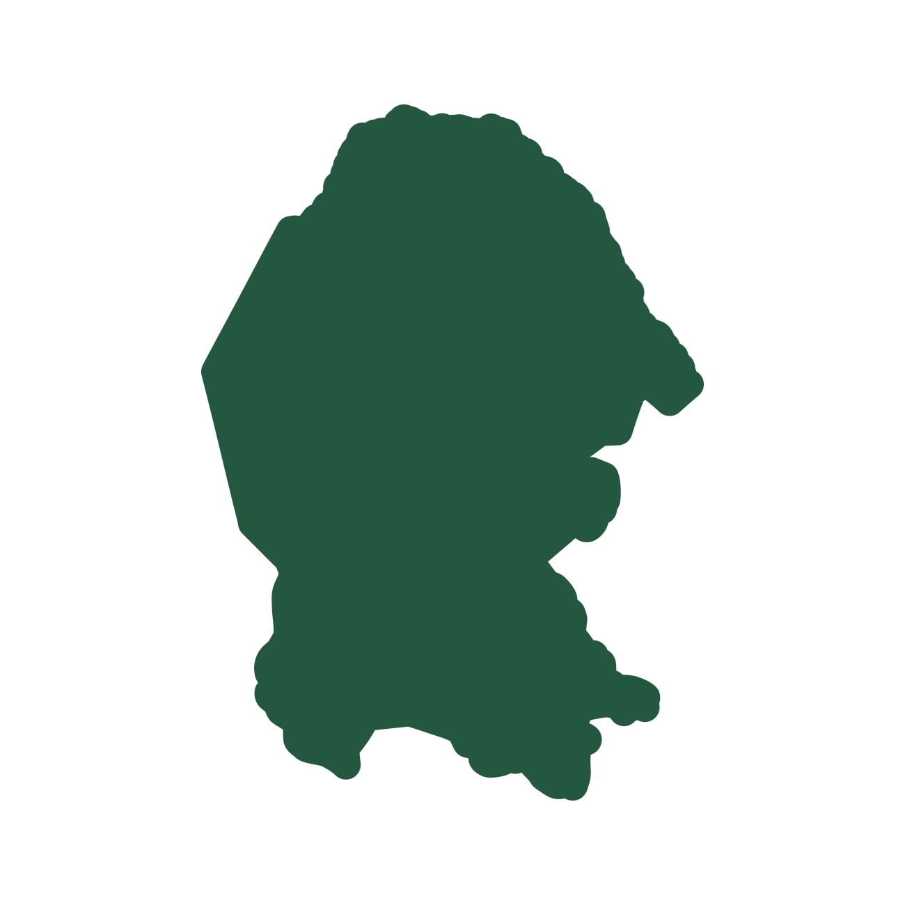 Coahuila State Shaped Sticker Decal Die Cut - Self Adhesive Vinyl ...