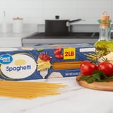 Great Value Spaghetti Pasta 32oz, Enriched Macaroni for Spaghetti and ...