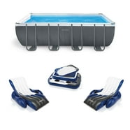 Intex 24' x 12' x 52" Ultra XTR Rectangular Frame Swimming Pool Set ...