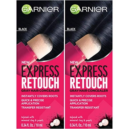 Garnier Hair Color Express Retouch Gray Hair Concealer, Instant Gray ...