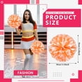 Pom Poms Cheer 12 Pieces- Cheerleading Pompoms Handheld Squad Set For ...
