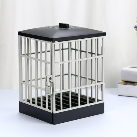Cell Phone Lock Box with Phone Jail Prison Novelty Gift Gadget Black ...