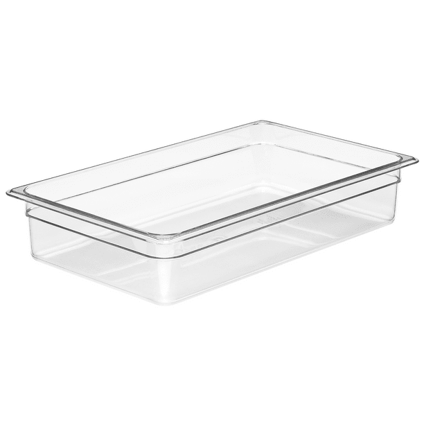 Food Pan 1/1 X 4" CamwearÂ® Clear - Walmart.com - Walmart.com