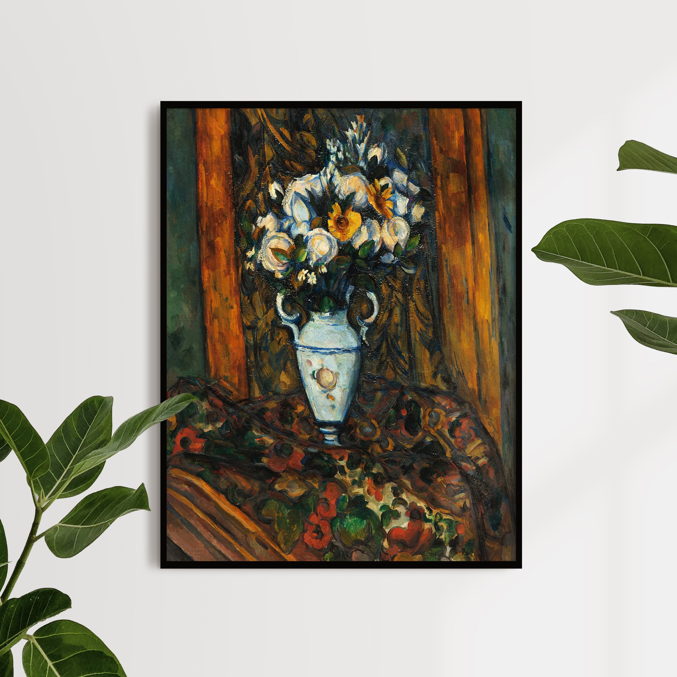Vase of Flowers - 1900-1903 | Paul Cézanne | Premium Fine Art Print ...