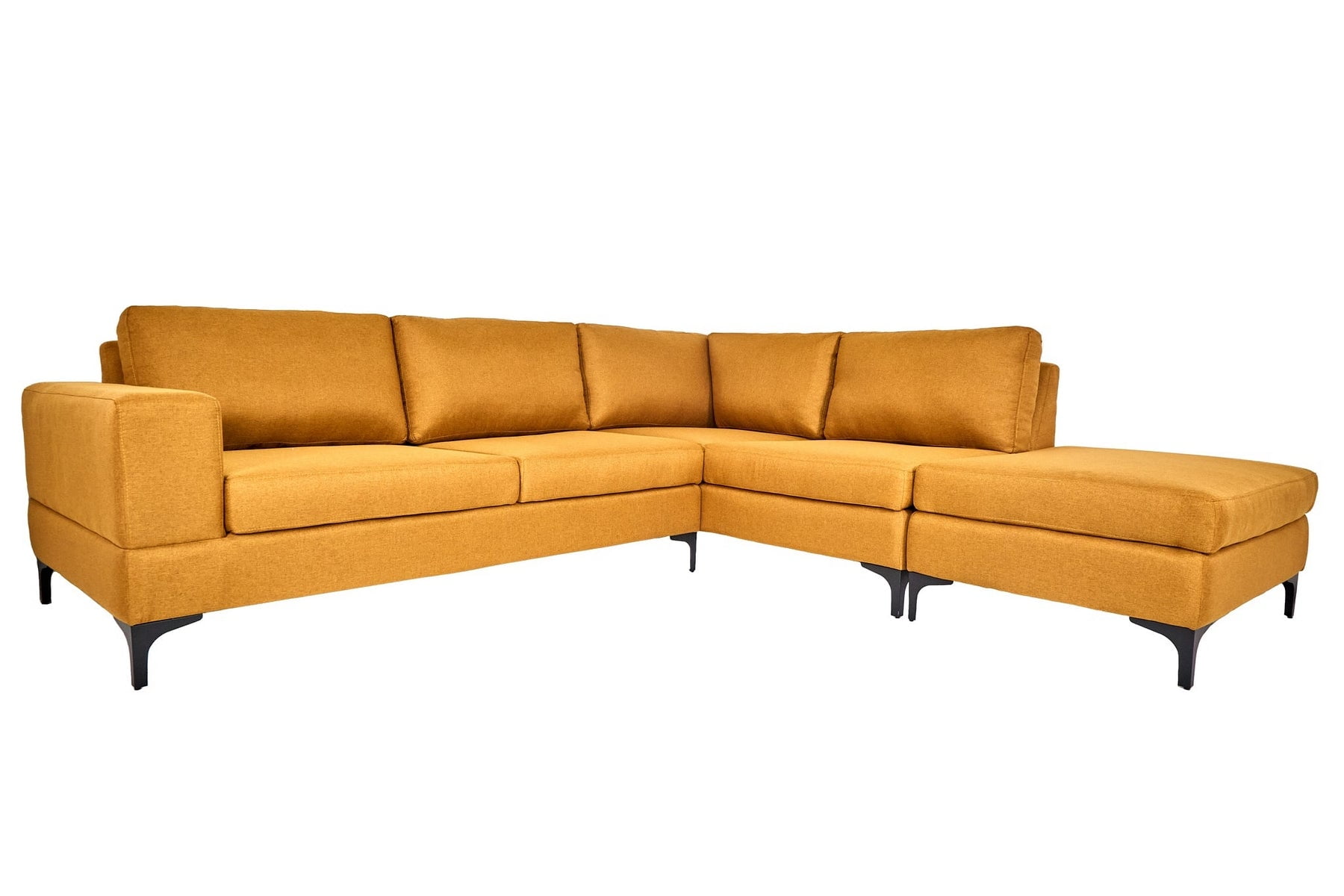 Sala Modular Kama 1 Mostaza - Kessa Muebles | Walmart en línea