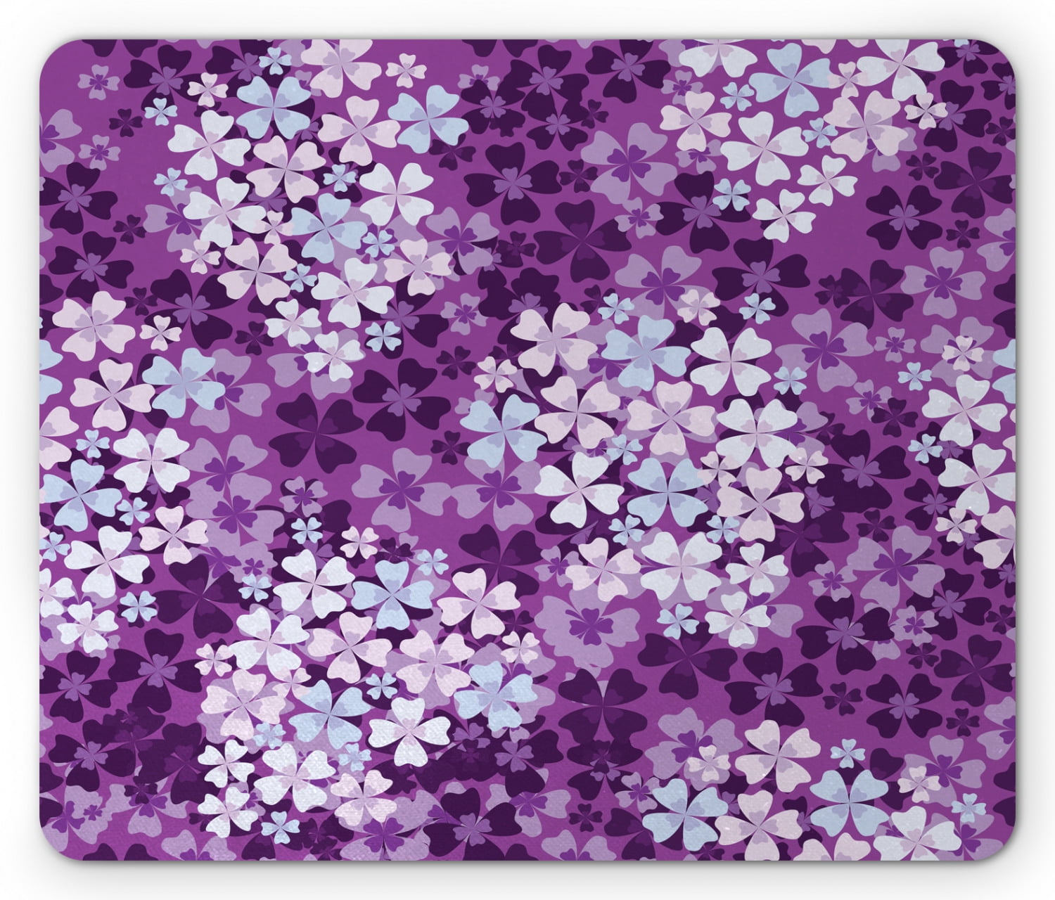 Flower Mouse Pad, Lilacs Illustration Greenery Field Freshness ...