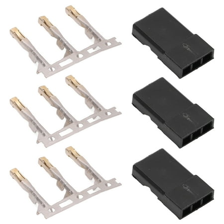 RC Connector Plug, Integrated ABS And Brass 3 Pin Terminal Connector ...