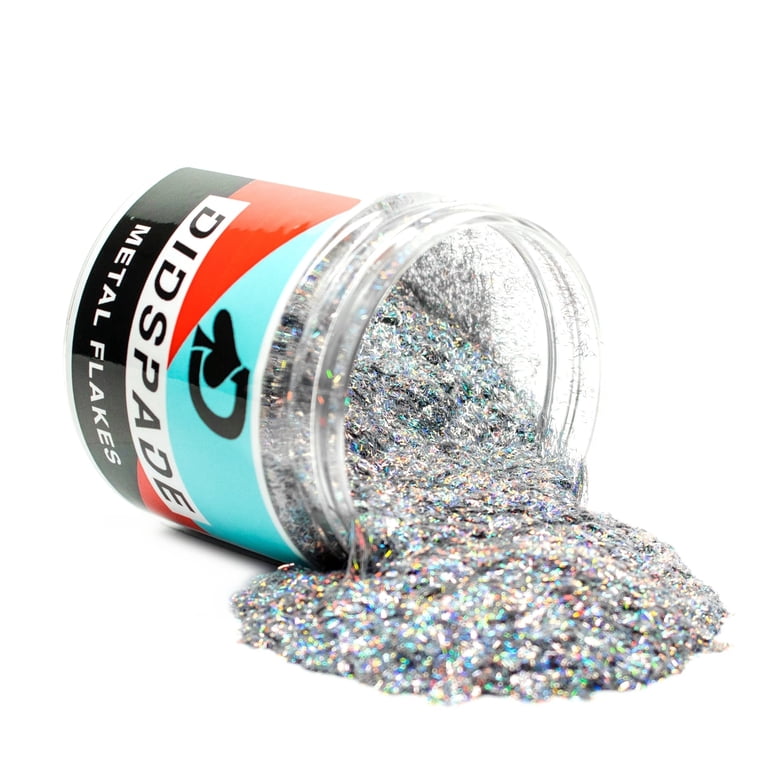 Metallic Silver Car Paint Rainbow
