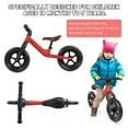 "Children's 12"" Balance Bike for Toddlers 18 Months to 5 Years, Adjustable, Red" - Walmart.com