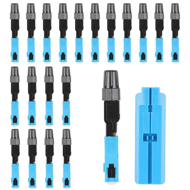 Optic Fiber Tool,20Pcs Optic Fiber Quick Optic Fiber Splice Connector ...