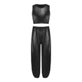 Haitryli Kids Shiny Jazz Disco Outfits Hip Hop Dance Shorts Sets Cheer ...