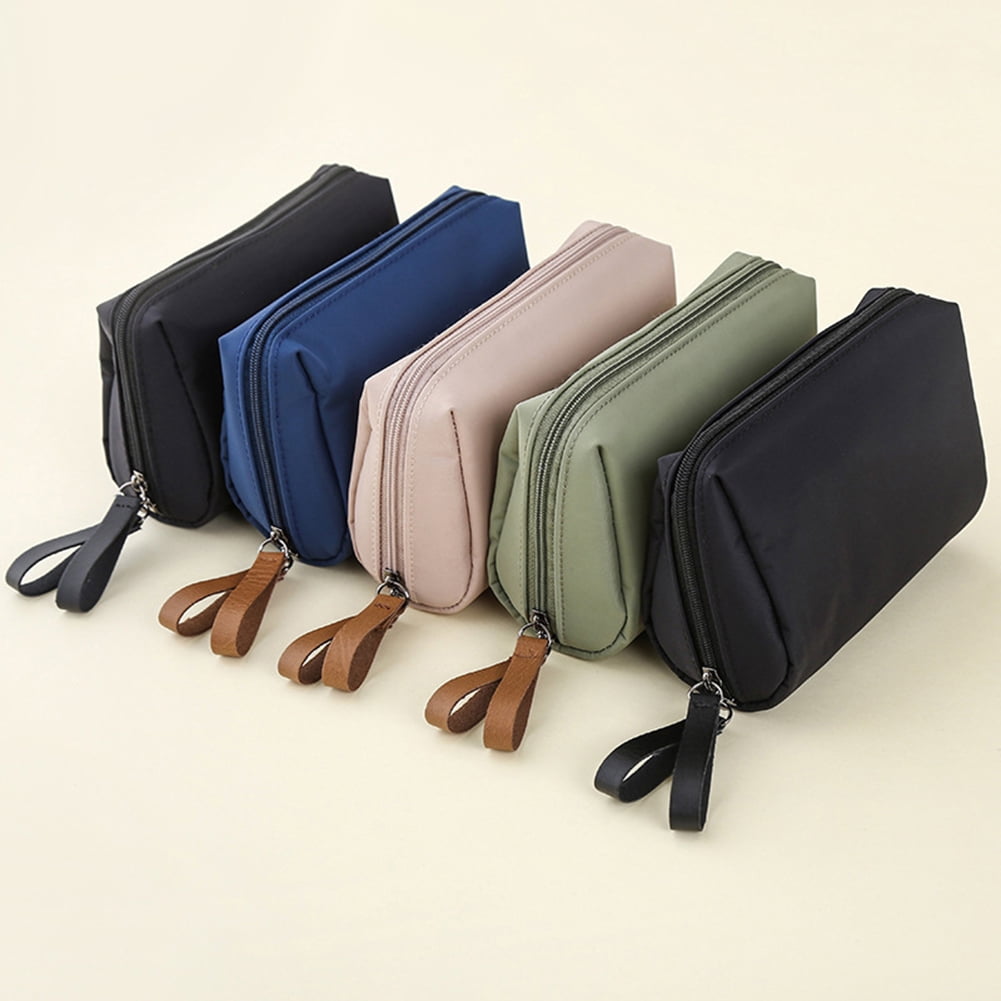 Sunjoy Tech Portable Women Waterproof Solid Color Zip Cosmetic Bag ...