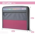 Mr. Pen- Accordion File Organizer, 13 Pockets, Pink, Document Organizer ...