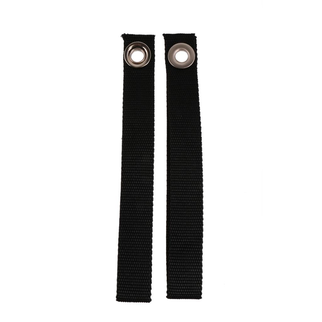 2 Pieces Loop Anchor Straps under The Kayak Hood Canoe Boat Black ...