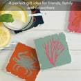Thirstystone "Coastal Culture" 4-Pack Assorted Tumbled Tile Coasters ...