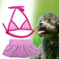 StarBay Dog Swimsuit Pet Bikini Set Clear Print Fastener Tape Summer ...