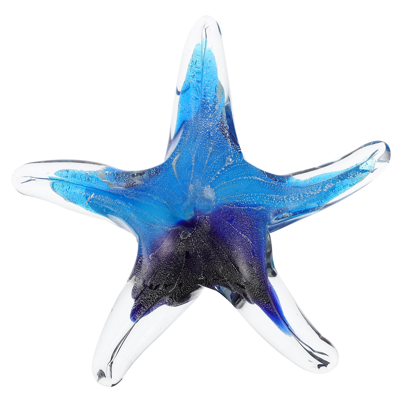 NUOLUX Glass Figurines Crystal Fish Star Sea Blown Animal Marine ...