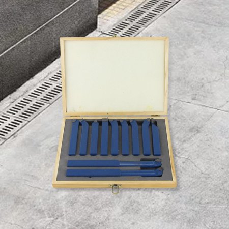 11x Lathe Tool Set Carbide Metal Cutting Turning Boring Bit Lathe ...
