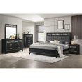 New Classic Furniture Obsidian Solid Wood Queen Panel Bed in Black ...
