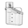 Airtight Plastic Grain Storage Jar for Kitchen Cereal, Rice, Flour ...