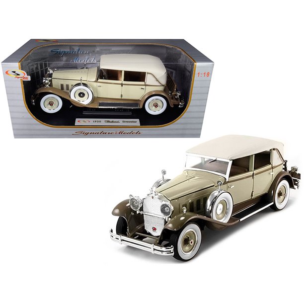 Diecast 1930 Packard Brewster Tan and Coffee Brown 1/18 Diecast Model ...