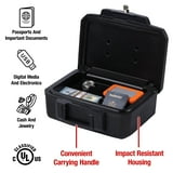 SentrySafe 1200 Small Fireproof Home Safe Box, Key Lock, 0.18 Cu. Ft ...