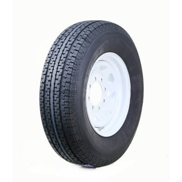 "Free Country ST225/75R15 Trailer Tire, 10-Ply E 117M, 6 Lug on 5.5 ...